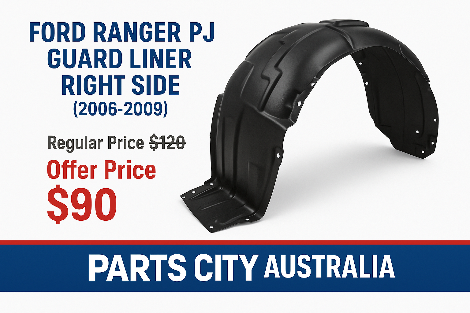 Buy Guard Liner Right Hand Side For Ford Ranger PJ 2006-2009 Online ...